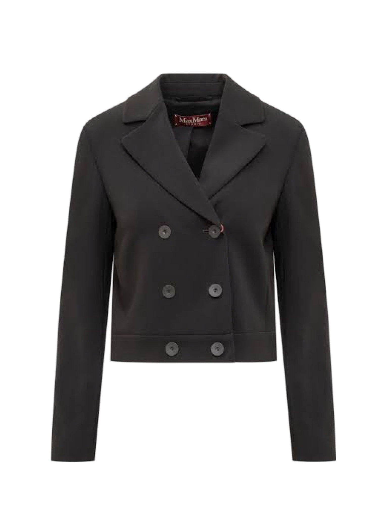 Accaio Cady Cropped Jacket Black – The LBD Shop